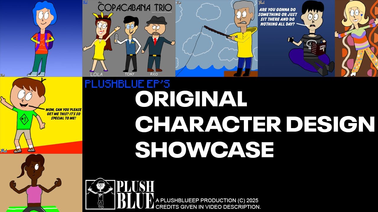 Plushblue EP's Original Character Design Showcase - YouTube