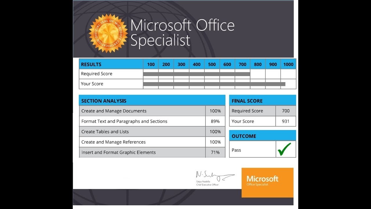 Ujian Sertifikasi Certiport | Exam MOS Certiport's Ms Excell 2016 Task ...