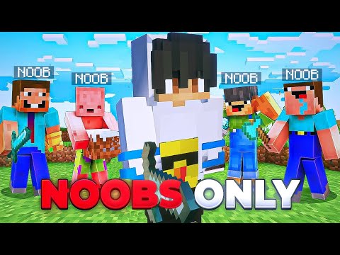 How I Saved this 'NOOB ONLY' Minecraft Server! - YouTube