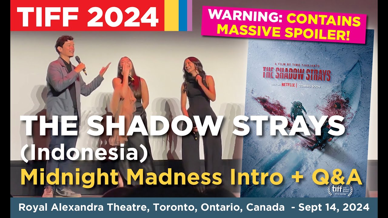 The Shadow Strays (Indonesia; 2024) TIFF Q&A with Timo Tjahjanto ...