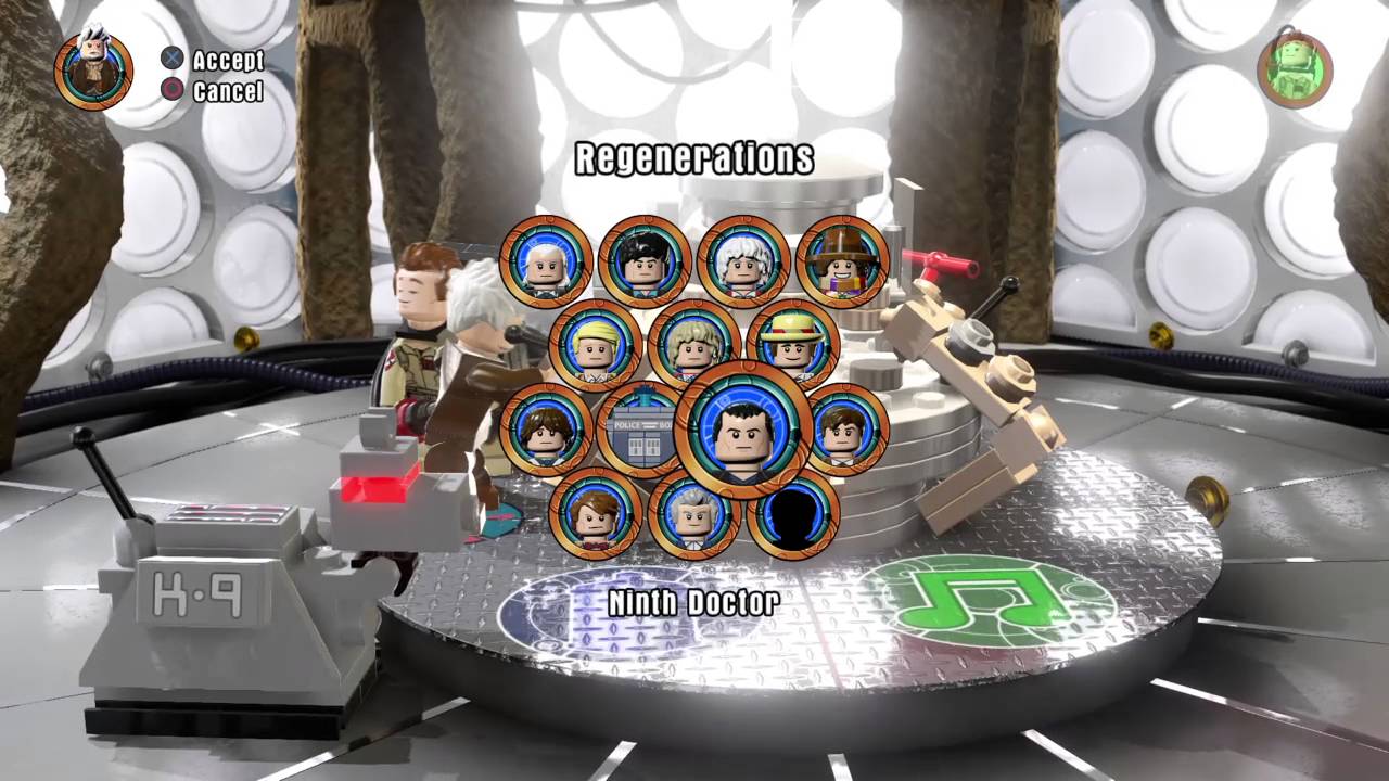 LEGO Dimensions: All Doctors/ TARDIS Interiors (Doctor Who) - YouTube