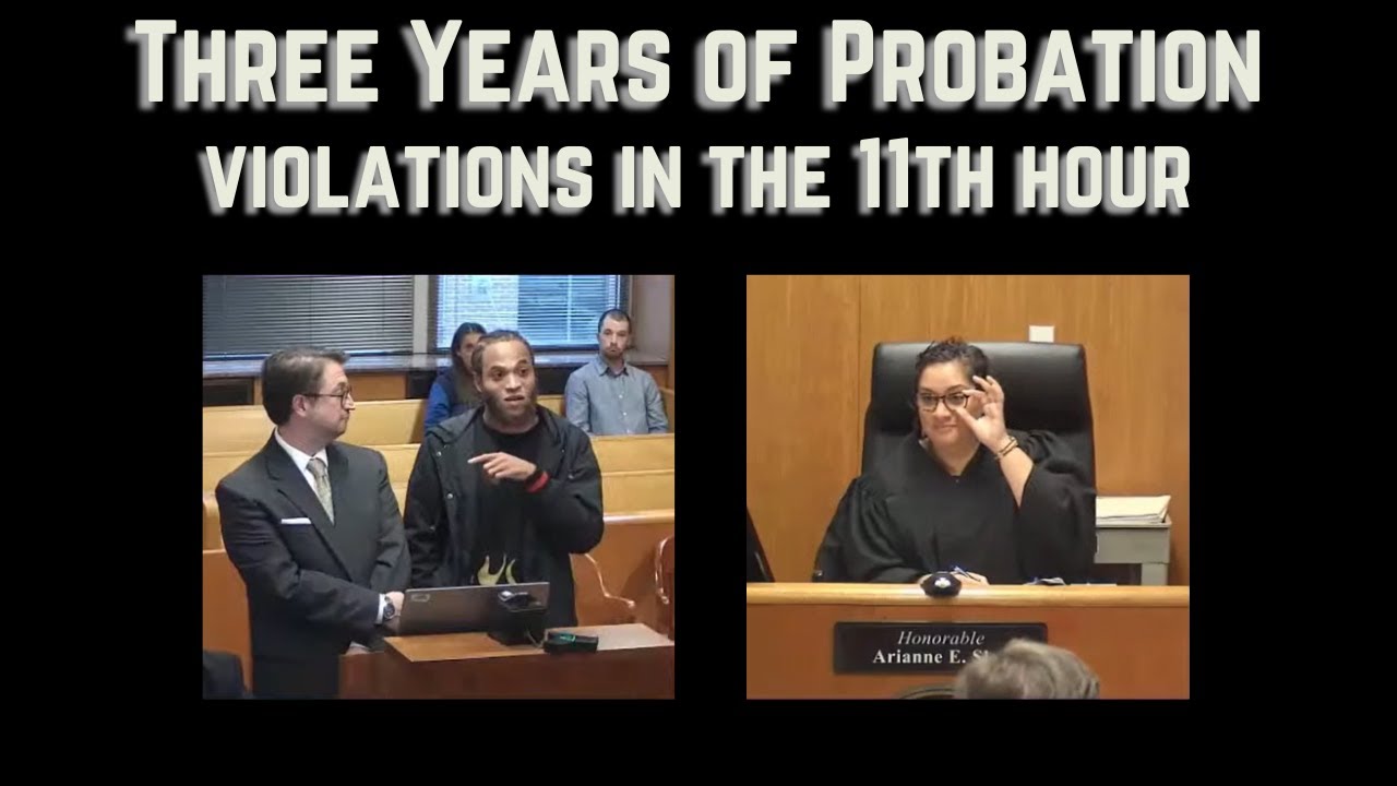 Judge Slay deals with an 11th Hour Violation of Probation - YouTube