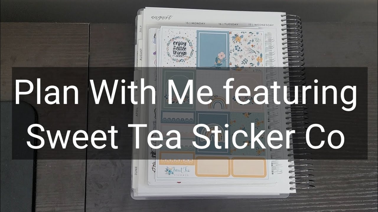 Plan With Me feat: Sweet Tea Sticker Co - YouTube