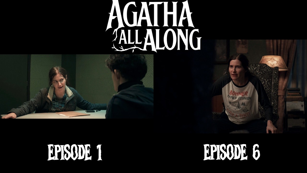 Agatha and Billy SCENE COMPARISON | Agatha All Along Episode 1 v ...