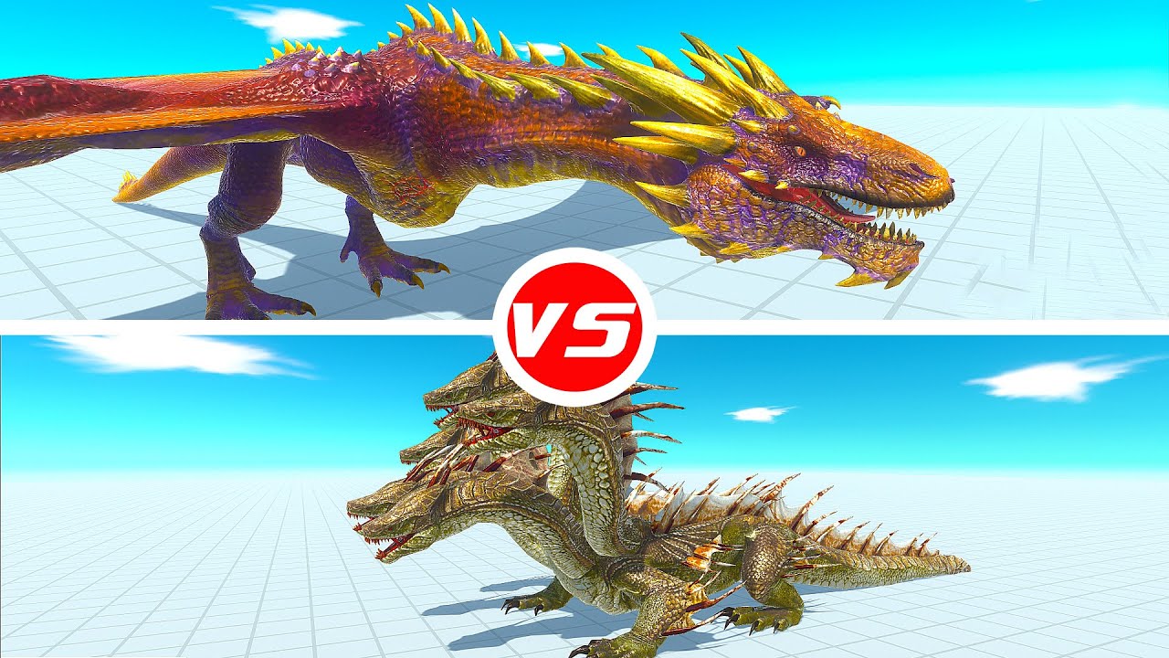 HYDRA vs DRAGON - Animal Revolt Battle Simulator ARBS #35 - YouTube