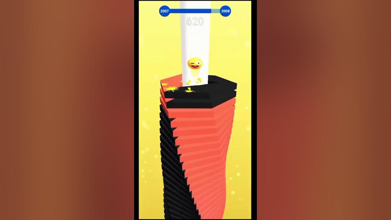 game stack ball - YouTube