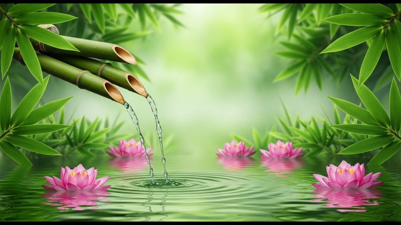 Relaxing with the sound of soft drop of water ,Put all your problem ...