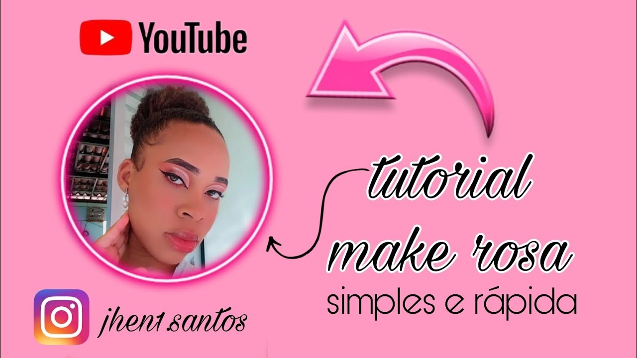Tutorial de Make rosa | Simples e rápida| paleta ludurana Makeup . #makeup #makeuptutorial - YouTube