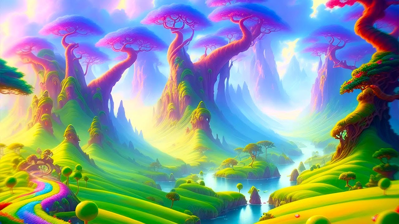 AI Fantasy Landscape (AI Dream 230) - YouTube