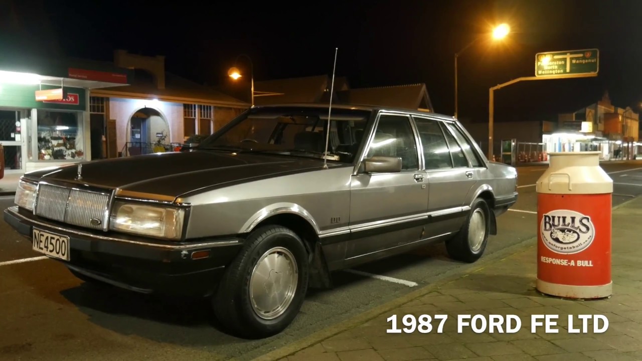 1987 Ford FE LTD | Small Towns at Night - YouTube