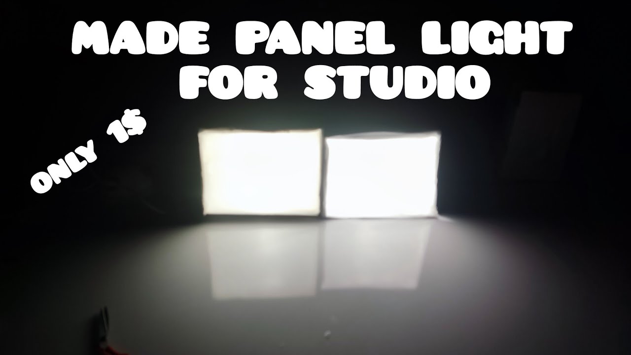 Make Your Own Soft Box for Studio Lighting DIY - YouTube