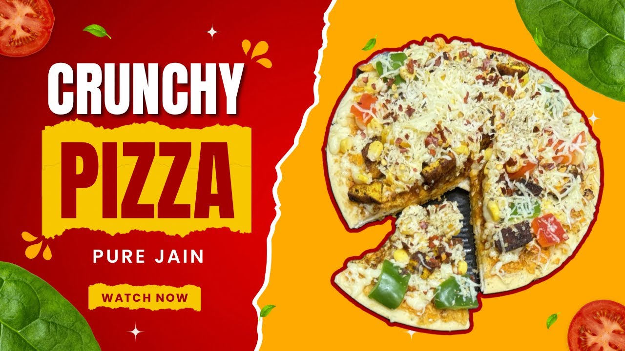 How to Make Jain Crunchy Pizza | Homemade & Street Style - YouTube