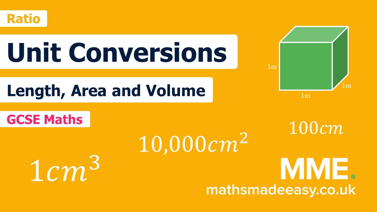 Ratio and Proportion - Unit Conversions Video 3 - YouTube