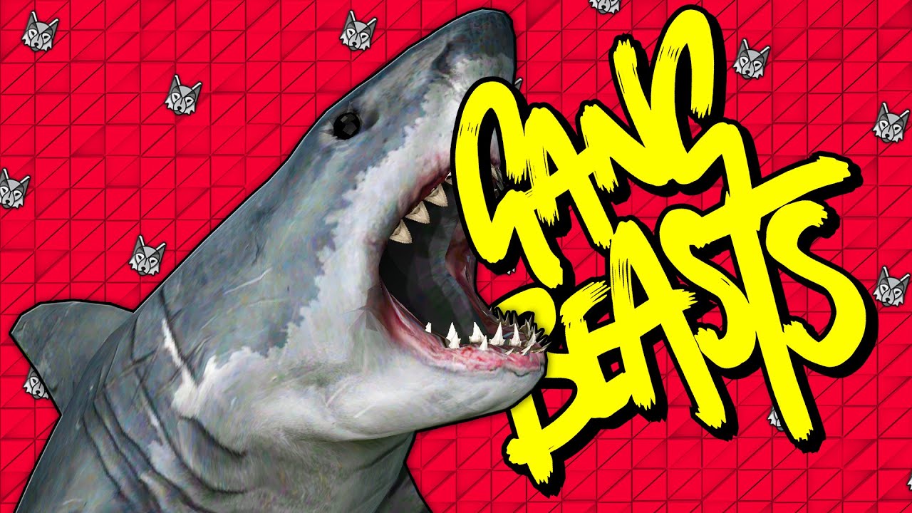 Gang Beasts: New Hero, Jumping Sharks ATTACK, Giant Octopus Legs! - YouTube
