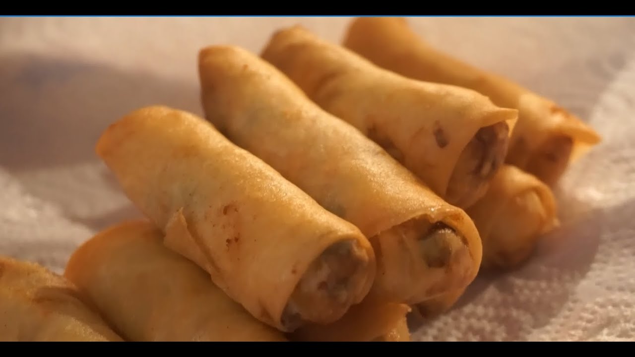 Fish Lumpia by Mommy Thess Kitchen - YouTube