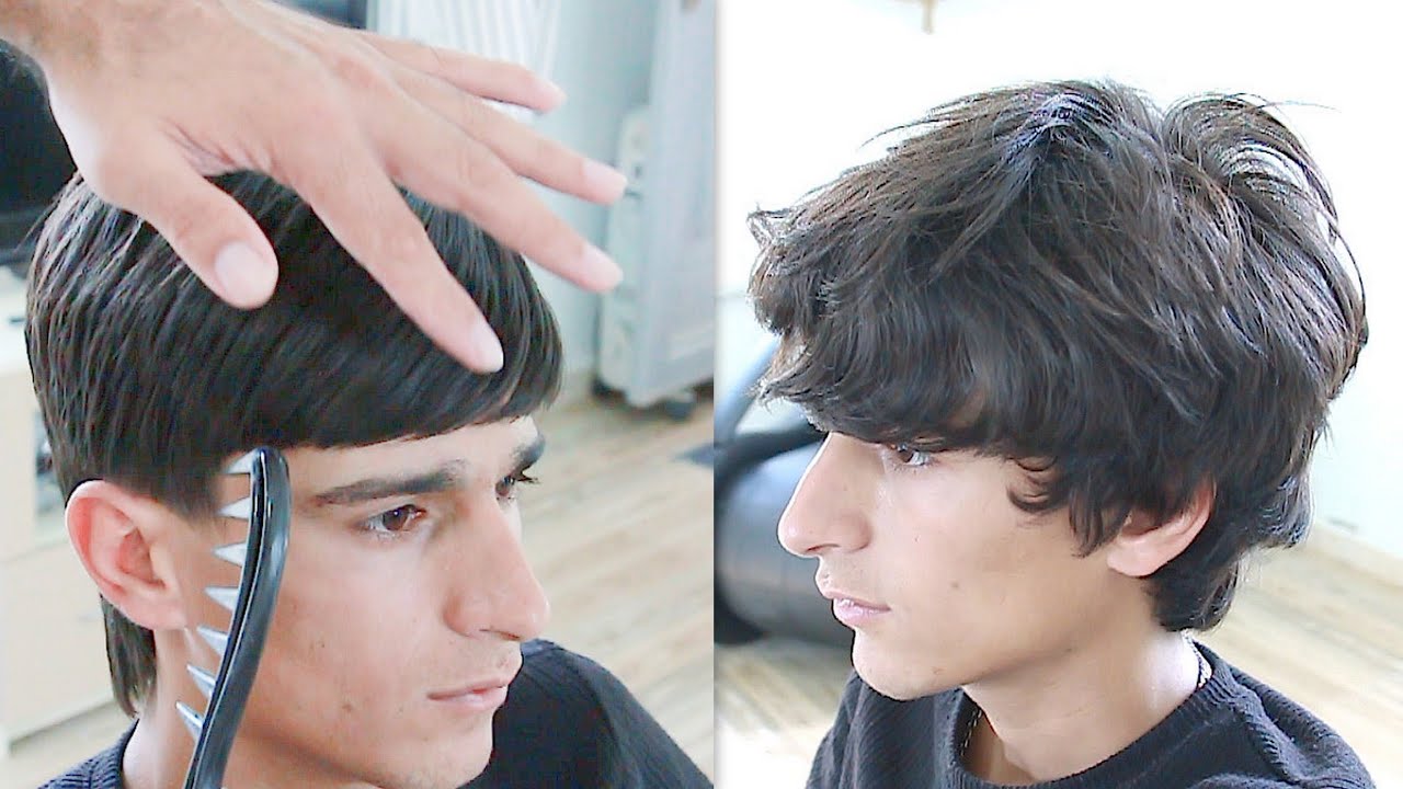 asmr haircut | hair transformation | men hair cutting tutorial - YouTube