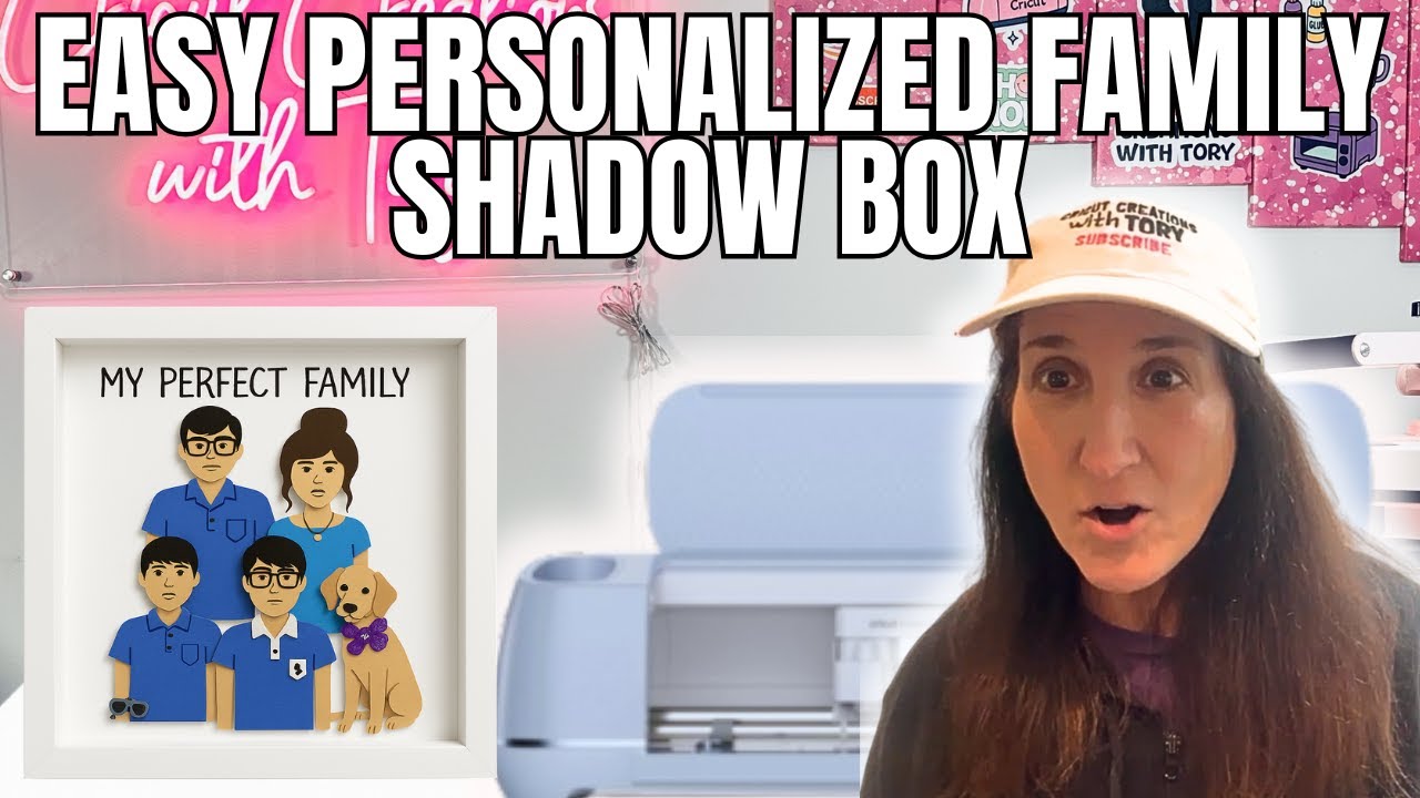 Make a Personalized FAMILY Shadow Box - YouTube