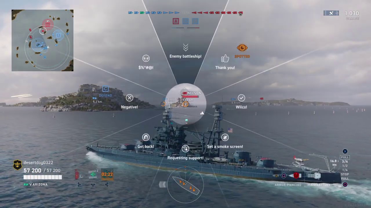 WoWs USS Arizona - YouTube
