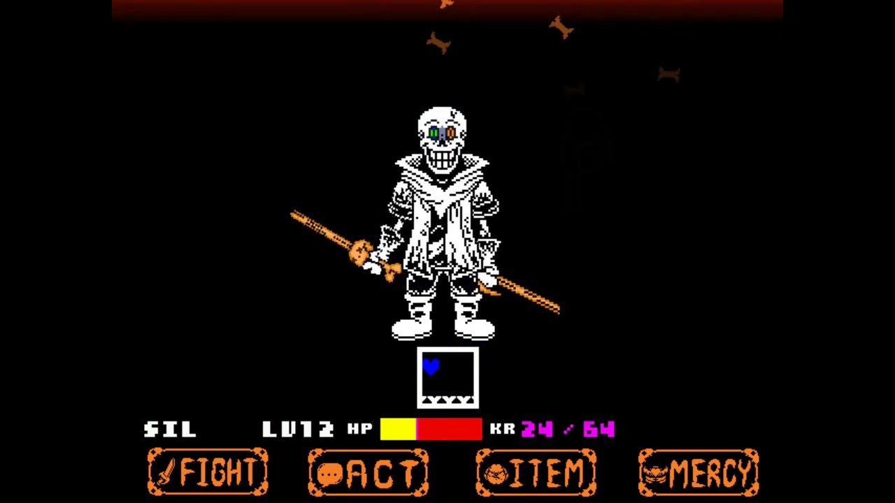 Other version Dustbelief Papyrus battle![undertale fangame]※Failed ...