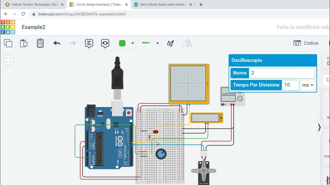 Arduino servo motor control - YouTube