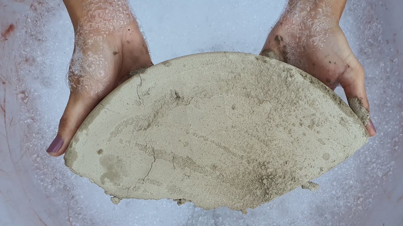 ||pure mud|| water 💦crumbling in So Soft silky video amazing video ...