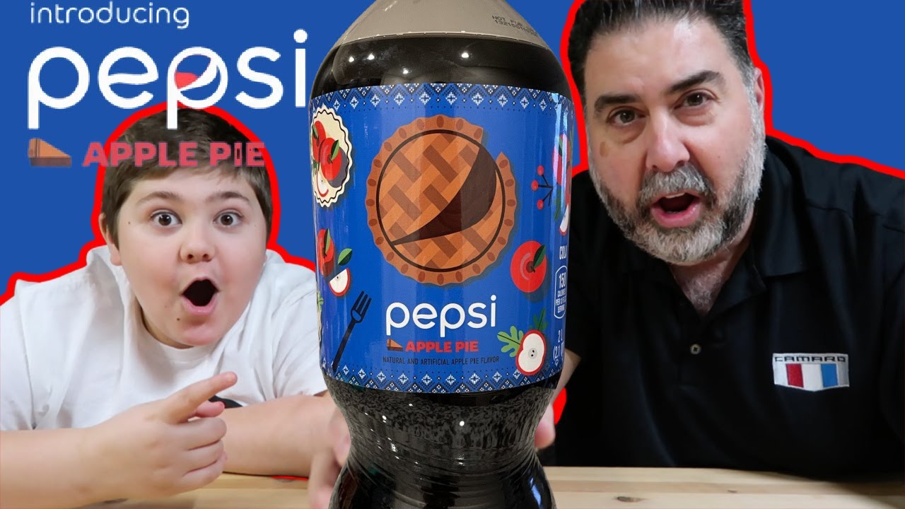 Review of Rare NEW Pepsi Apple Pie Flavor - YouTube