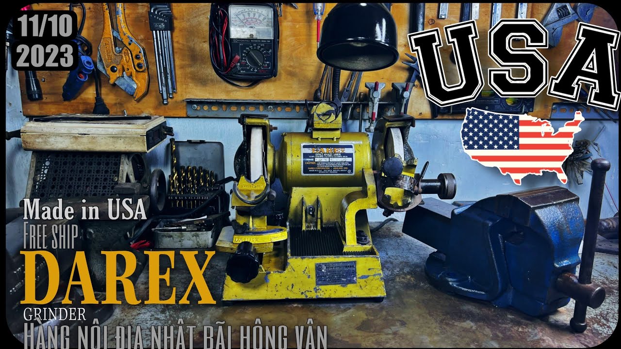 11/10-🇺🇸 Máy mài lưỡi khoan USA 2 đá - Eto Japan Eron ☎️0901327285☎️ ...