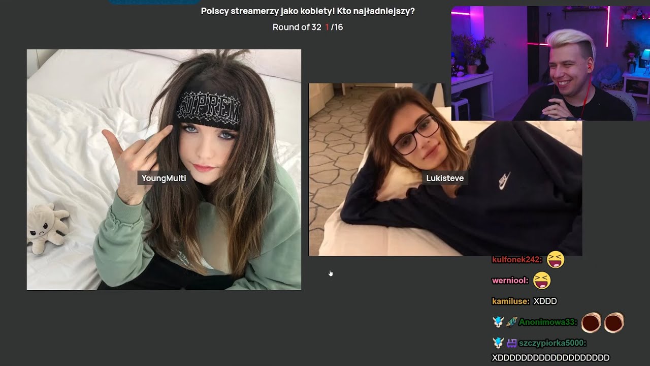 MANDZIO wybiera najładniejszego polskiego streamera jako kobietę😅 - YouTube