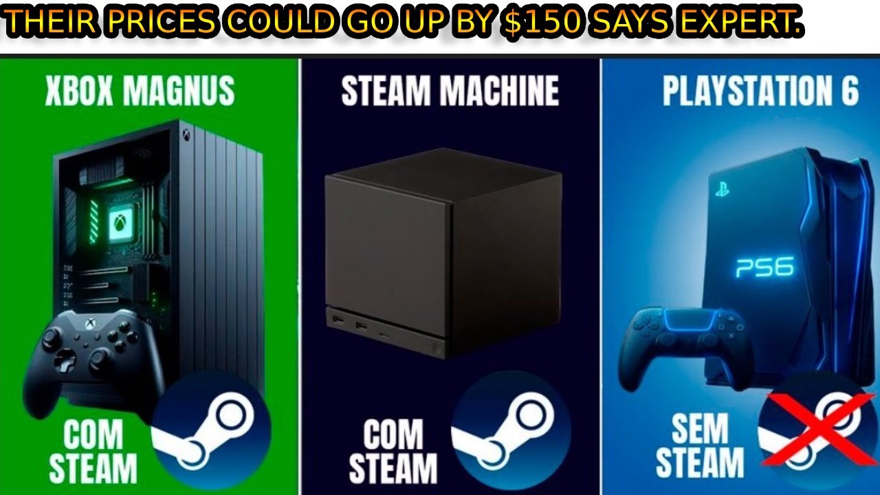Steam Machine - PS6 And XBOX Magnus Prices Could Go UP By Over $150 ...