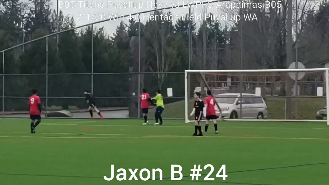 2/1/20 Jaxon B- B05 Titans Puyallup Navy vs LWPFC Arapaimas Win 4-0 ...