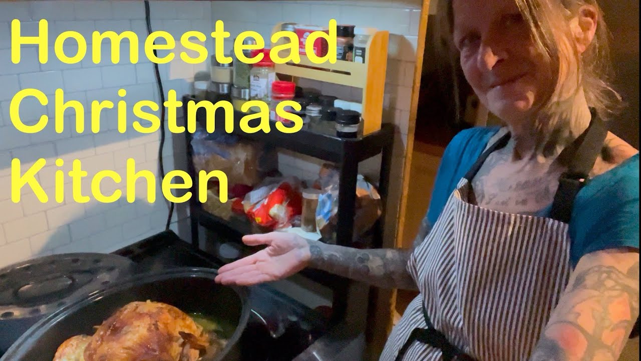 Cooking Farm Fresh 3rd Christmas on the Homestead - YouTube