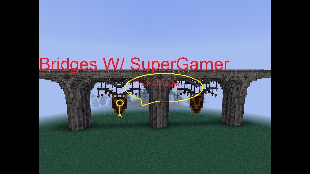 Minecraft Bridges Epic Setting Up Fail - YouTube