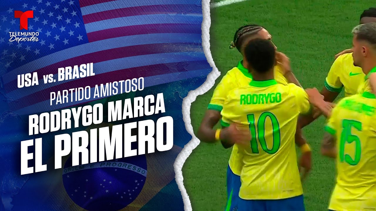 Goal Rodrygo | USA vs. Brasil | Fútbol USA | Telemundo Deportes - YouTube