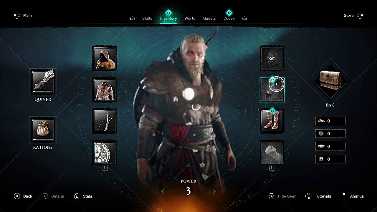 Assassin's Creed Valhalla First Initial Raven Clan Inventory | Cloak ...
