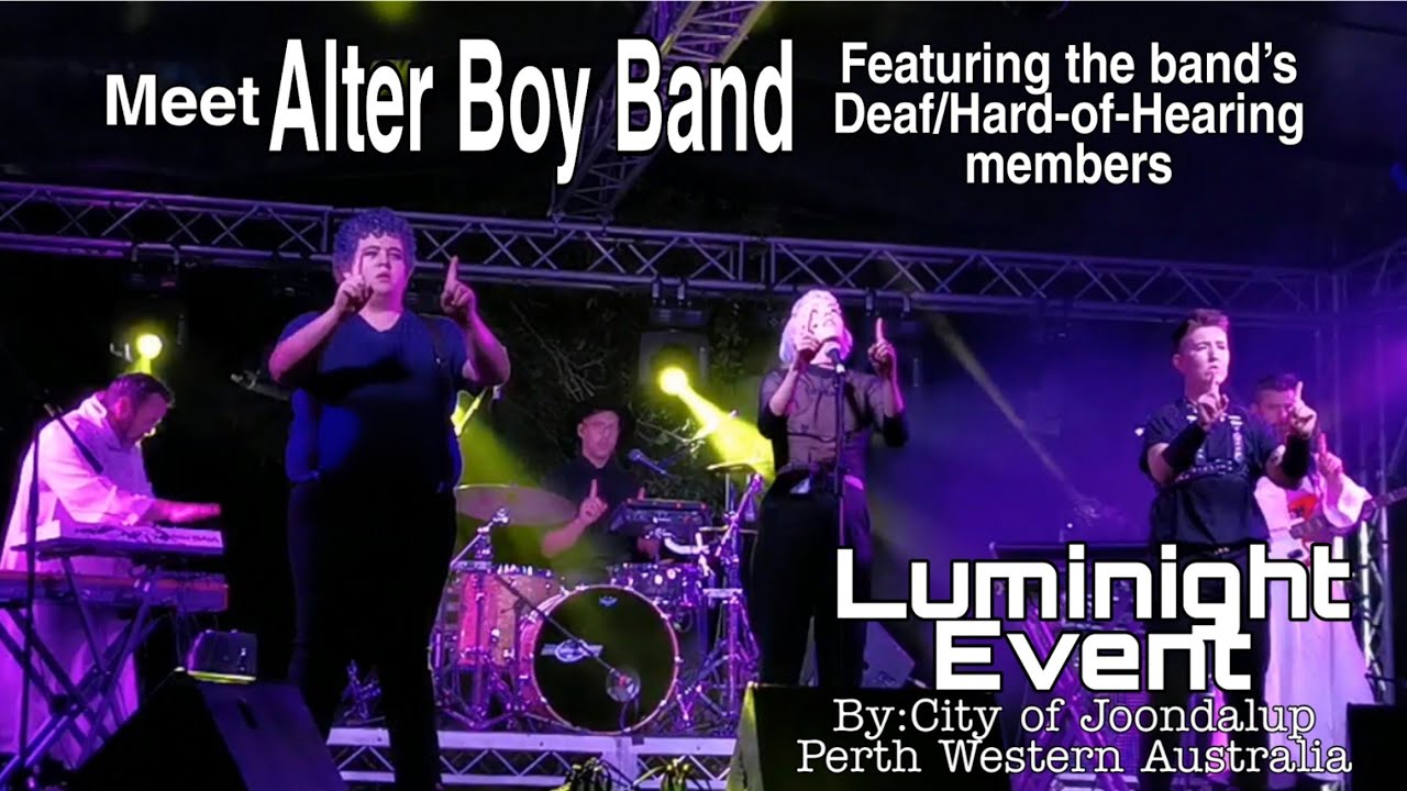 ALTER BOY ELECTRO POP BAND | THREE OF ITS MEMBER ARE DEAF/HARD-OF ...