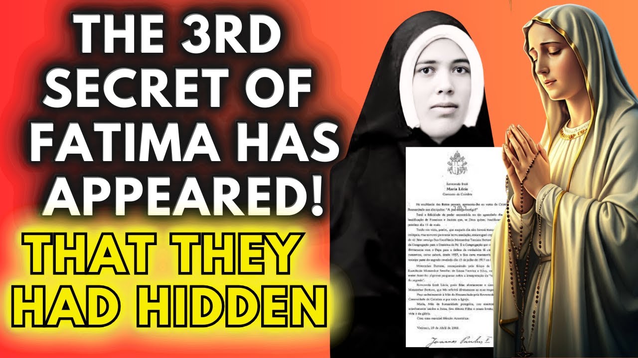 THE THIRD SECRET OF FATIMA FINALLY REVEALED! SISTER LUCIA'S MANUSCRIPT ...