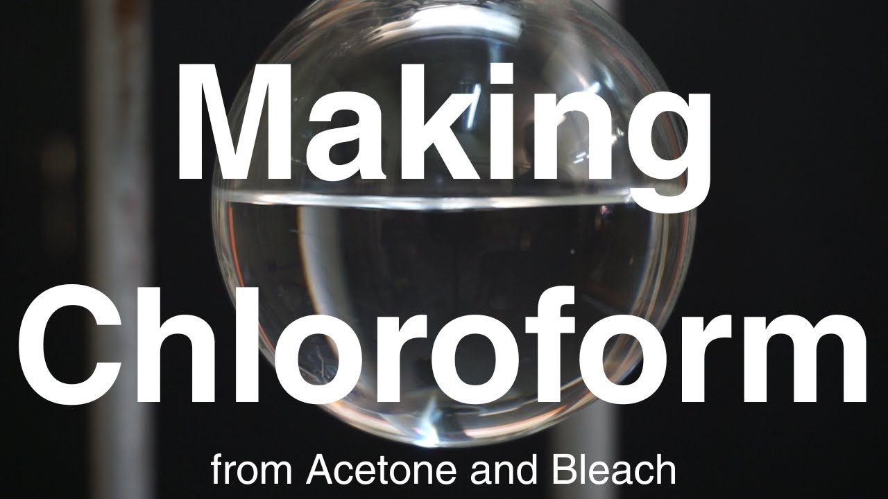 Making Chloroform from Acetone and Bleach - YouTube