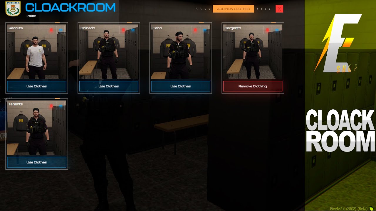 GTA RP SCRIPT - Cloackroom V2 - fivem - YouTube