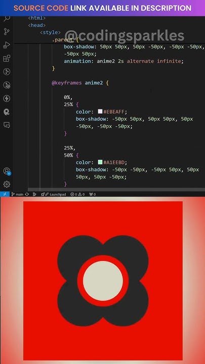 Circles Loader Animation Html Css Htmlcss Cssanimations Coding