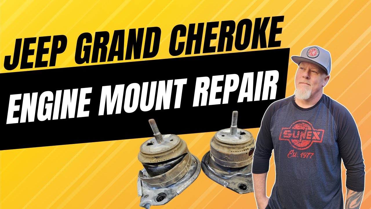 Jeep Grand Cherokee Replacing Engine Mounts - YouTube