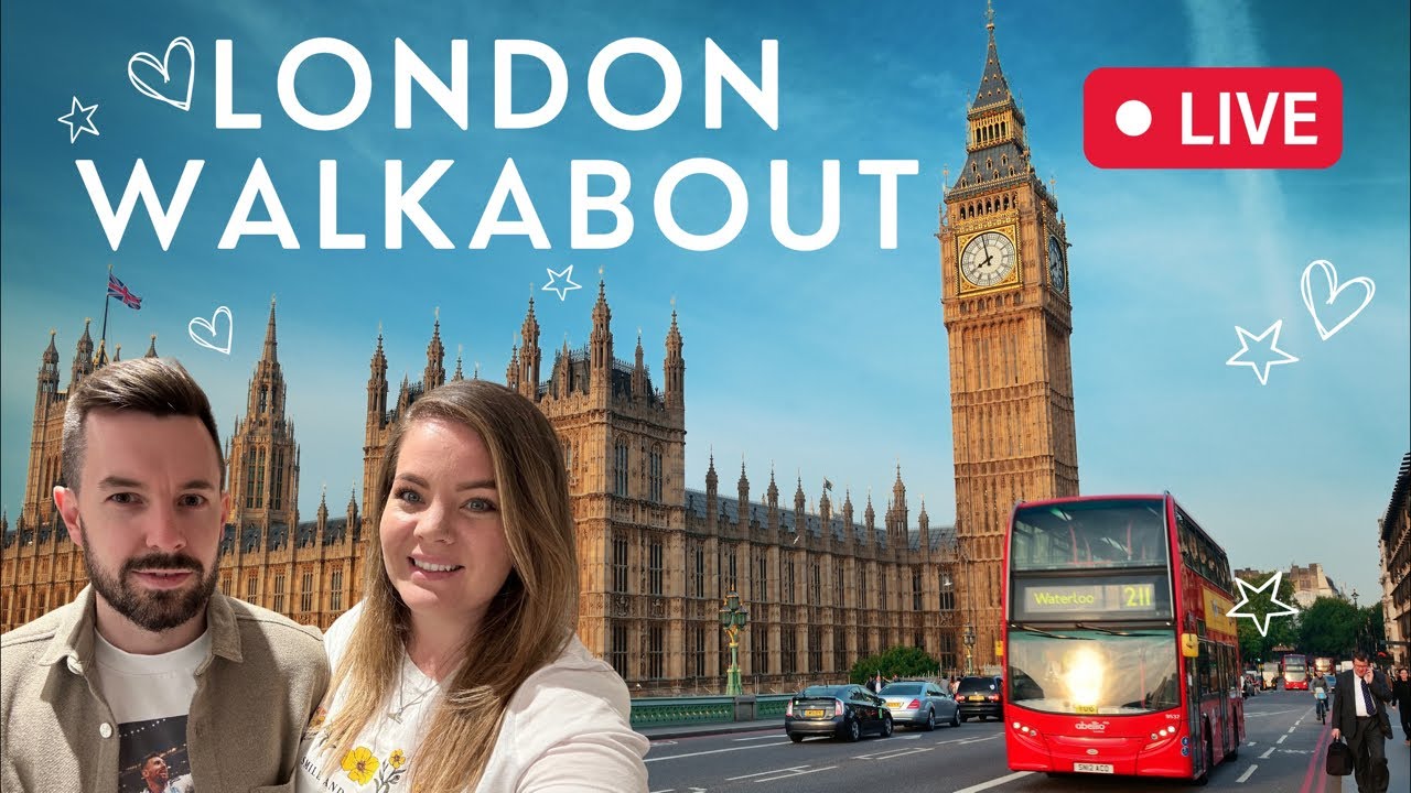 🔴 LIVE | London Walkabout at Sunset | Pre-Marathon Evening - YouTube