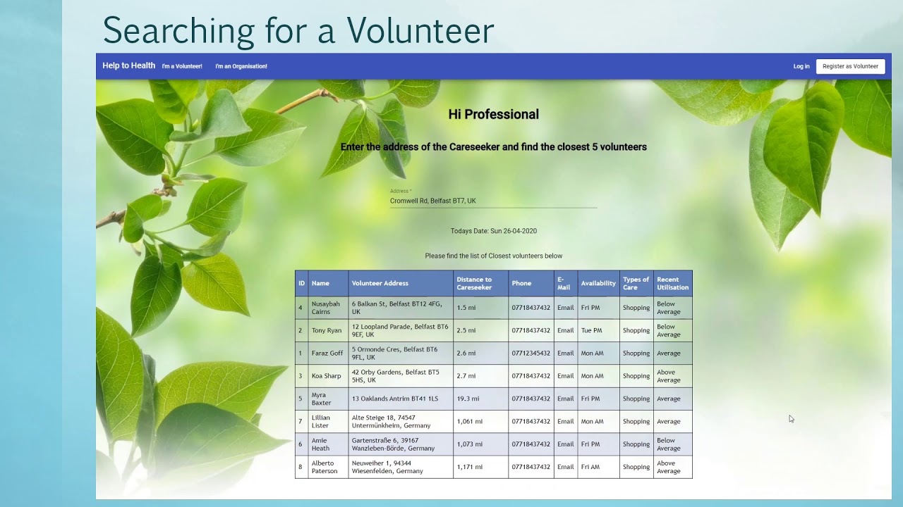 HelpToHealth | EUvsVirus DevPost Hackathon - YouTube