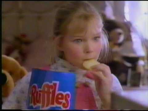 1983 Ruffles potato chips commercial.