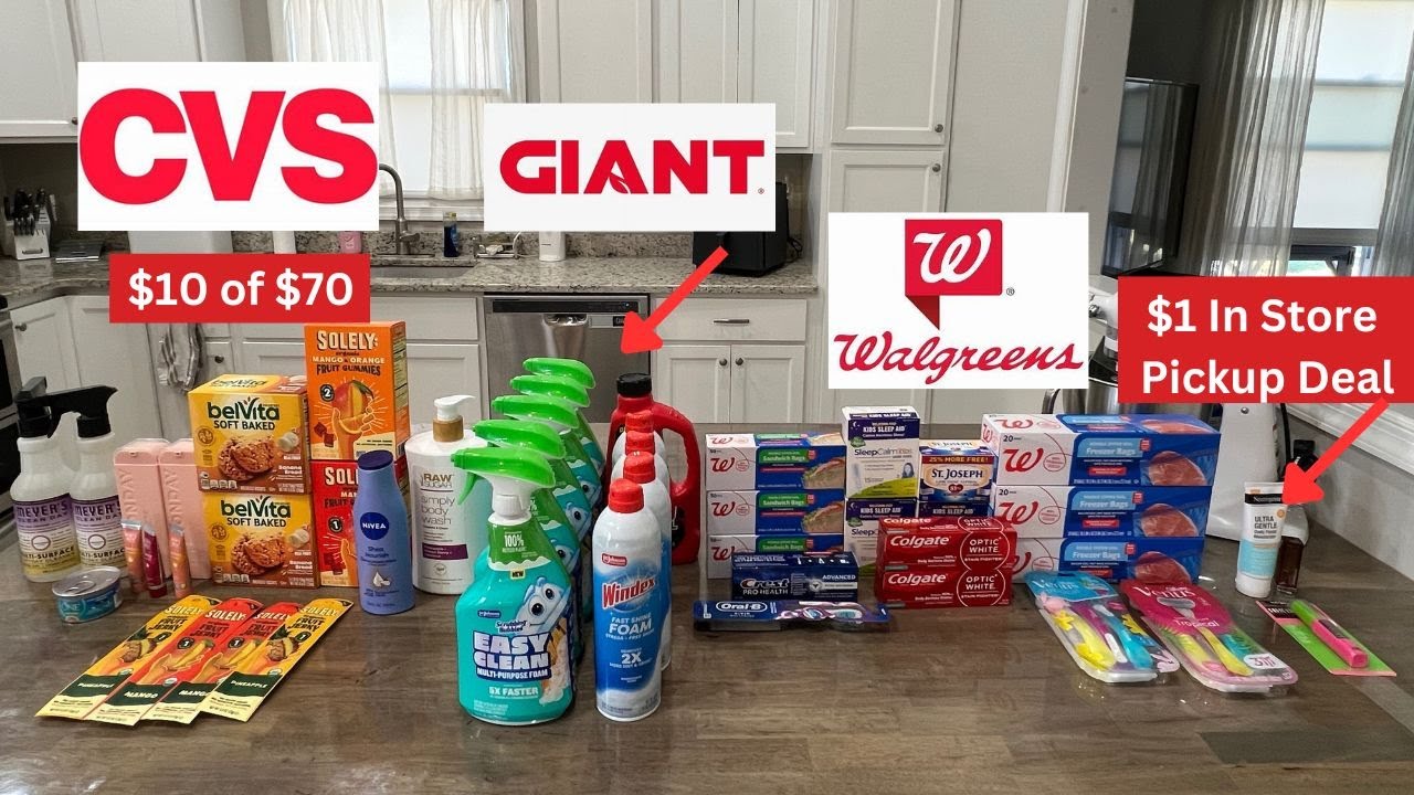 My Walgreens Haul! Plus a Little Giant and CVS Fun! - YouTube
