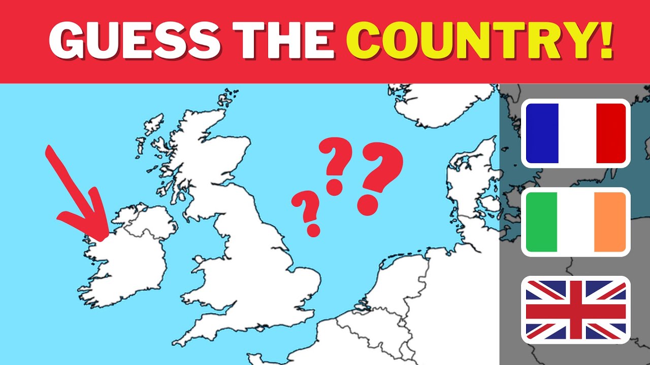 Guess The Country By Its Outline | European Edition | 3-Second ...