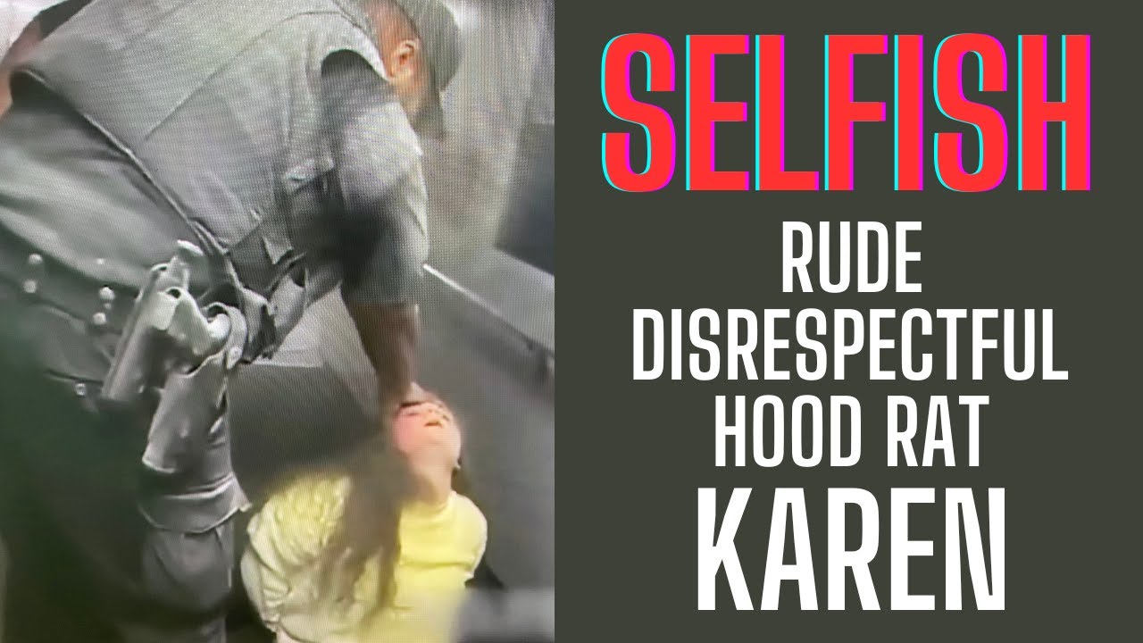 SELFISH ENTITLED RUDE DISRESPECTFUL HOOD RAT KAREN IN THE AIRPORT. YOU ...