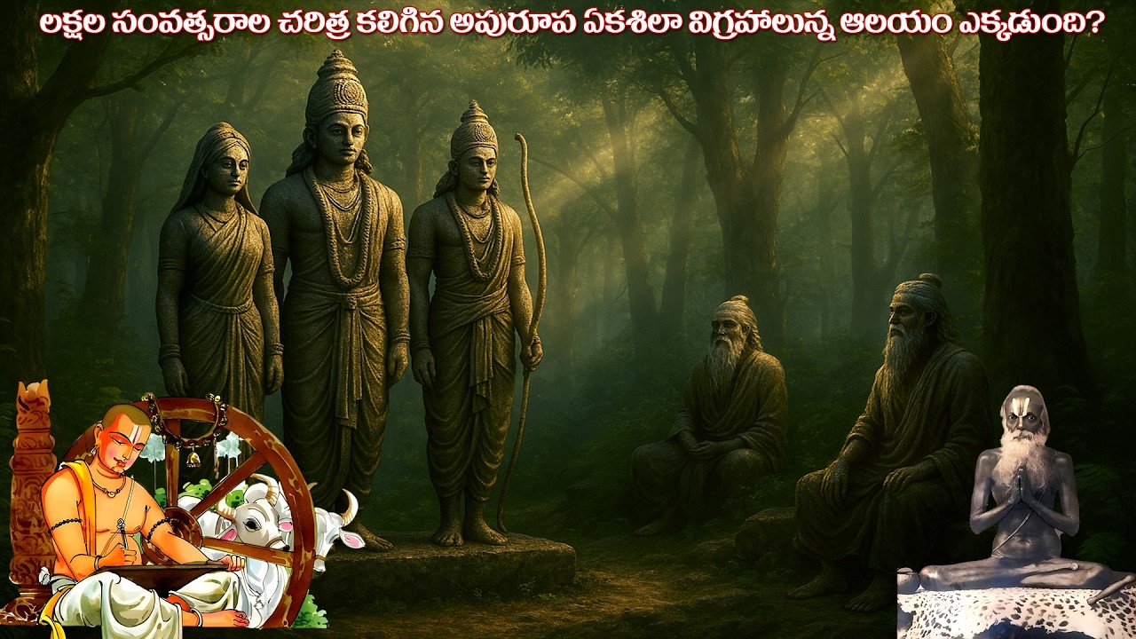 Ekasila Nagaram: Rama Idol Sculpted in Treta Yuga | హనుమ లేని రాముడా ...
