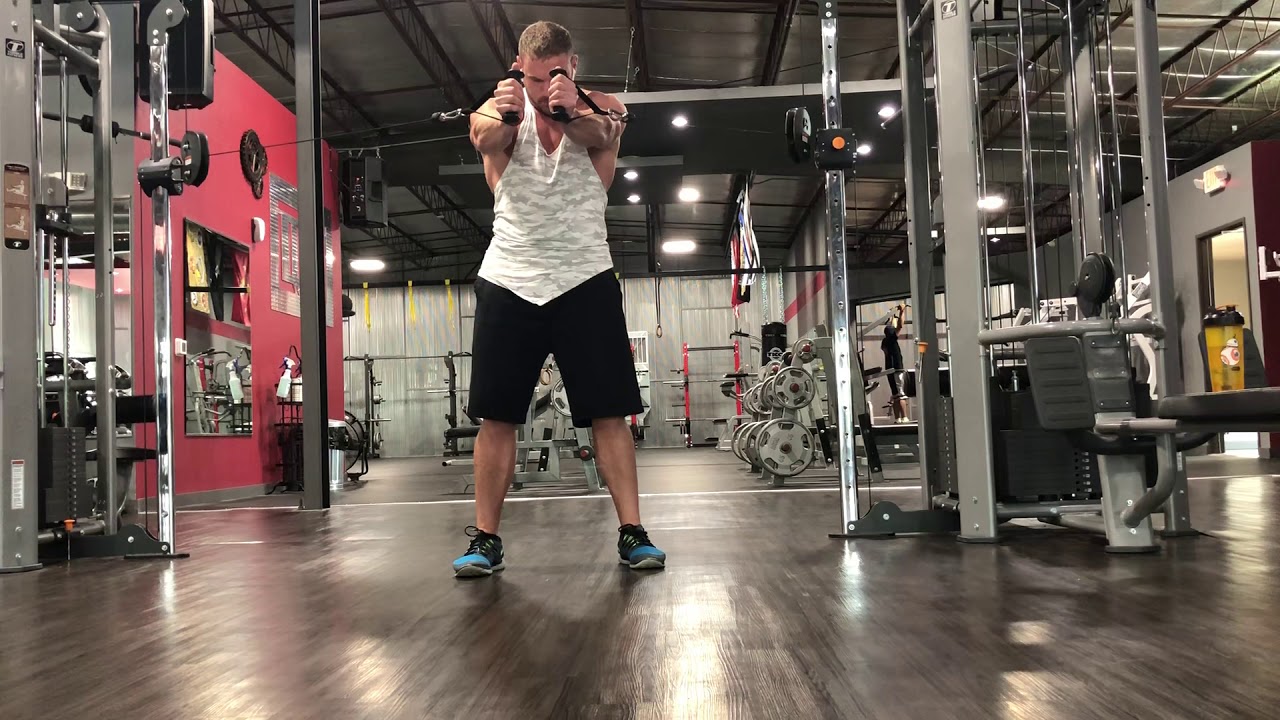 Cable Chest Fly Isometric Holds - YouTube