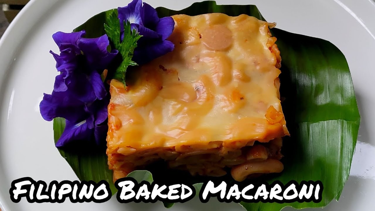 Filipino Cheesy Baked Macaroni - YouTube