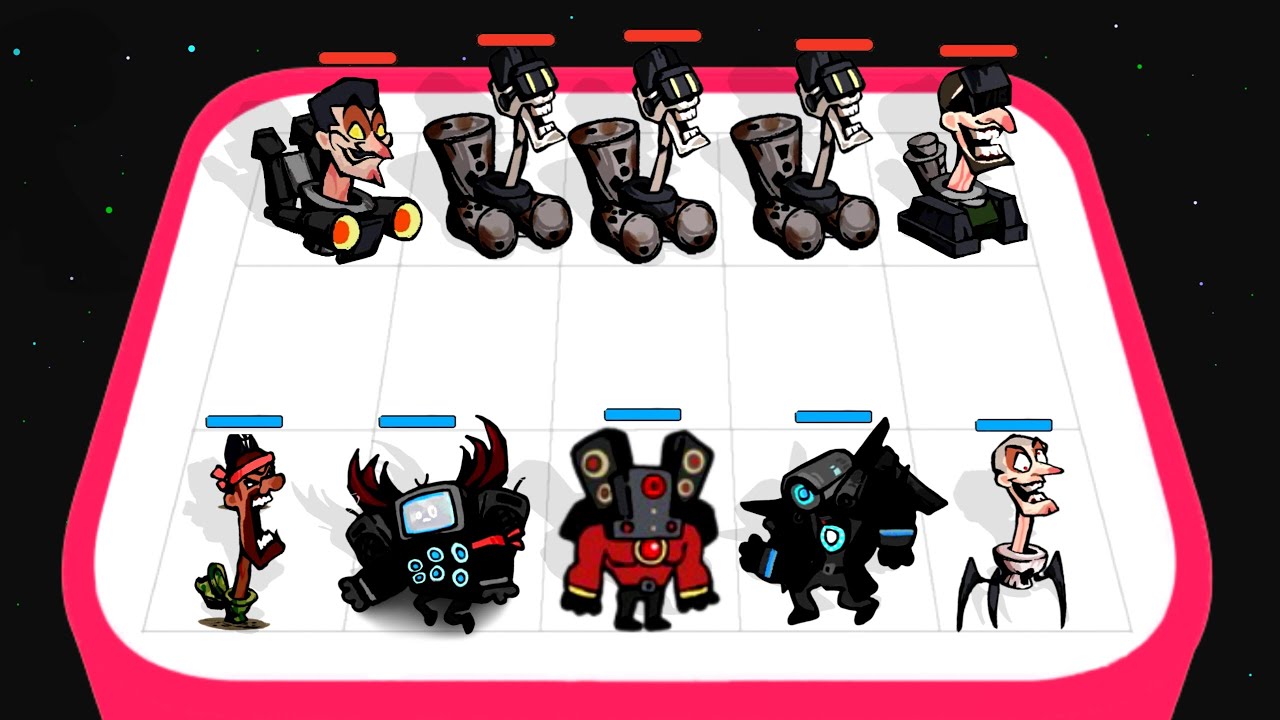 TV Camera Monster War Games Gameplay| Merge Toilet Camera Monster games ...